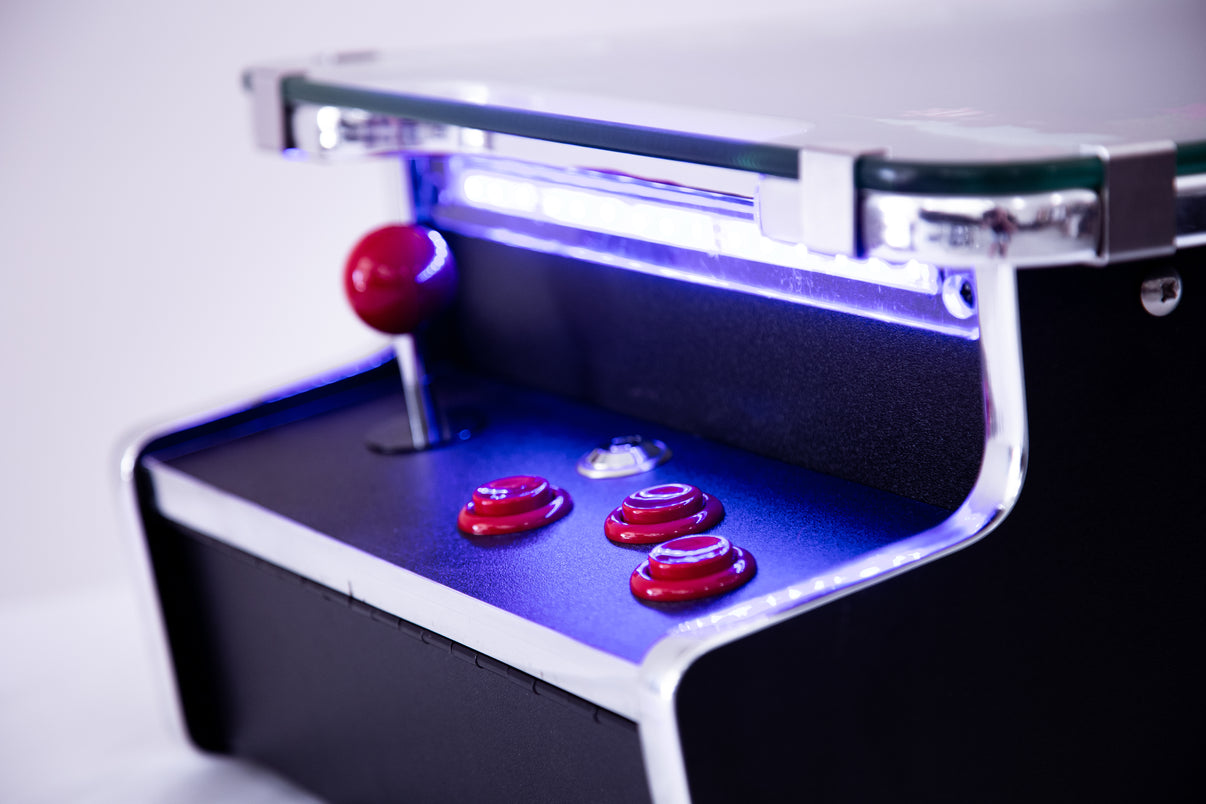 Mini Cocktail Arcade Table | 412 Games for Home Fun